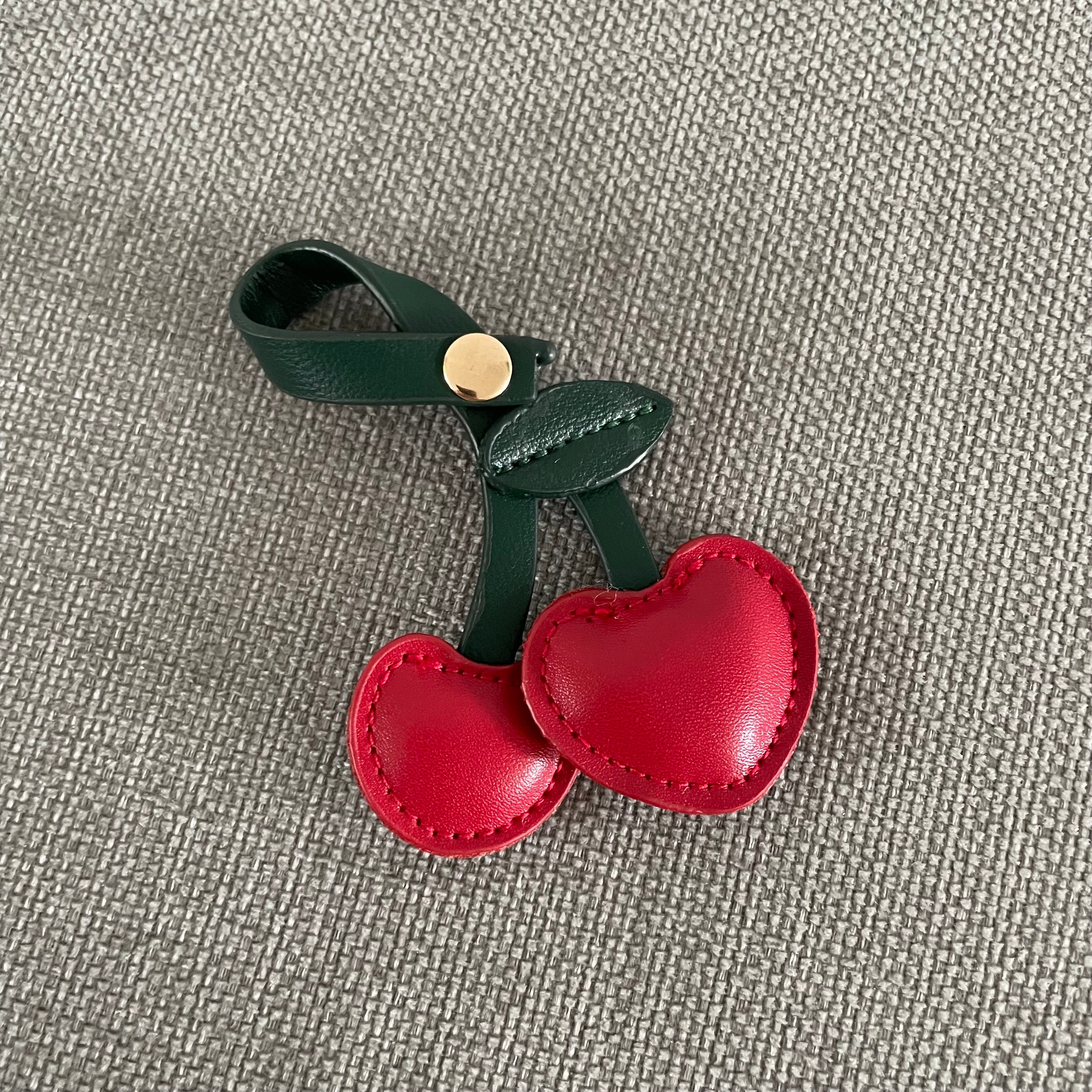 Cherry Bag Charm – Cloth'N'Card